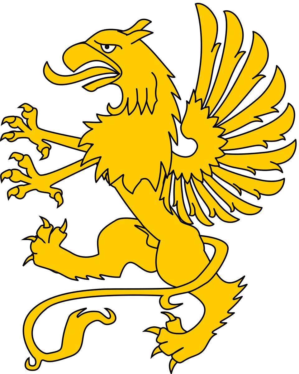 Datei:Schildhalter Greif gold rechts2.svg - Garetien, Greifenfurt und ...